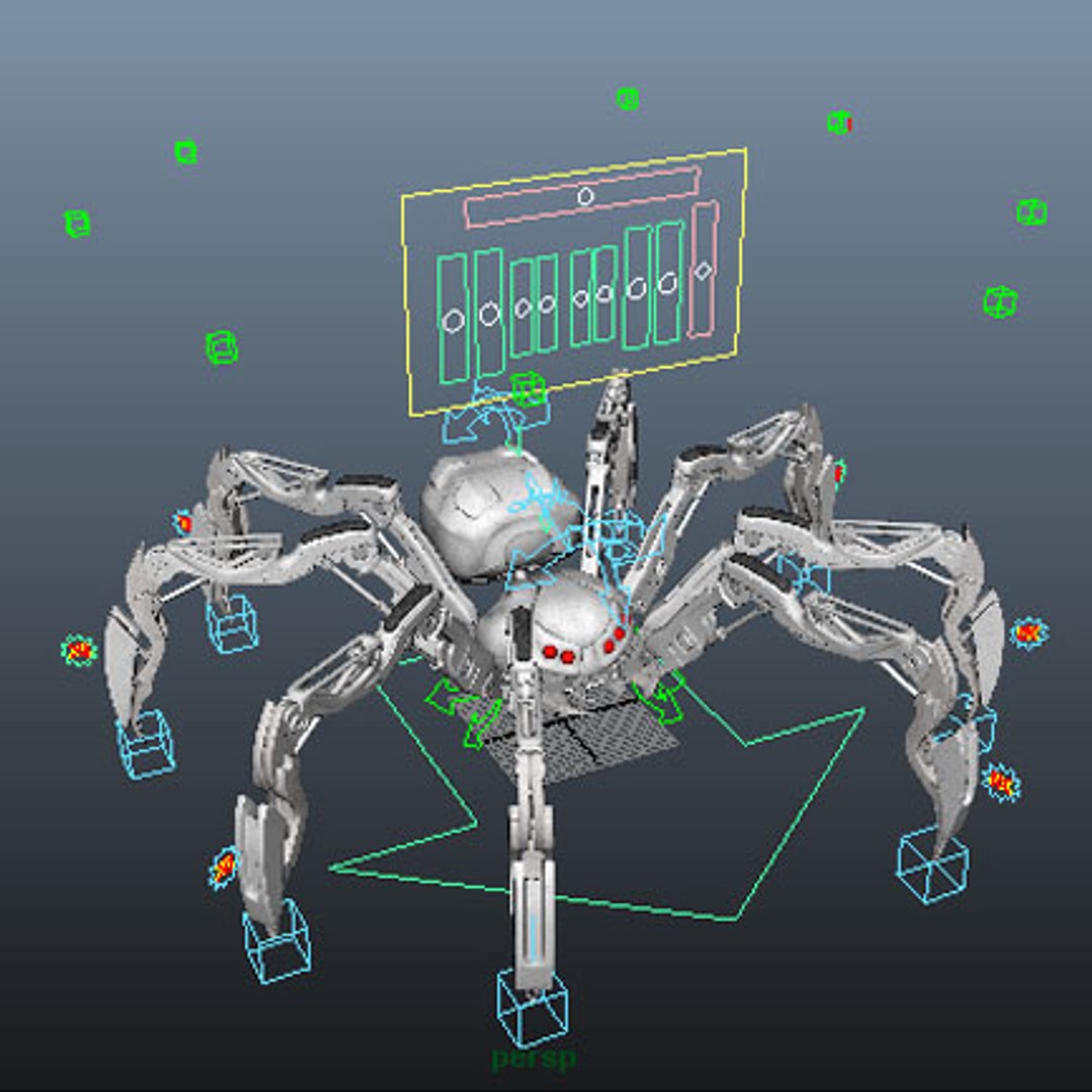 3d Model Robot Spider