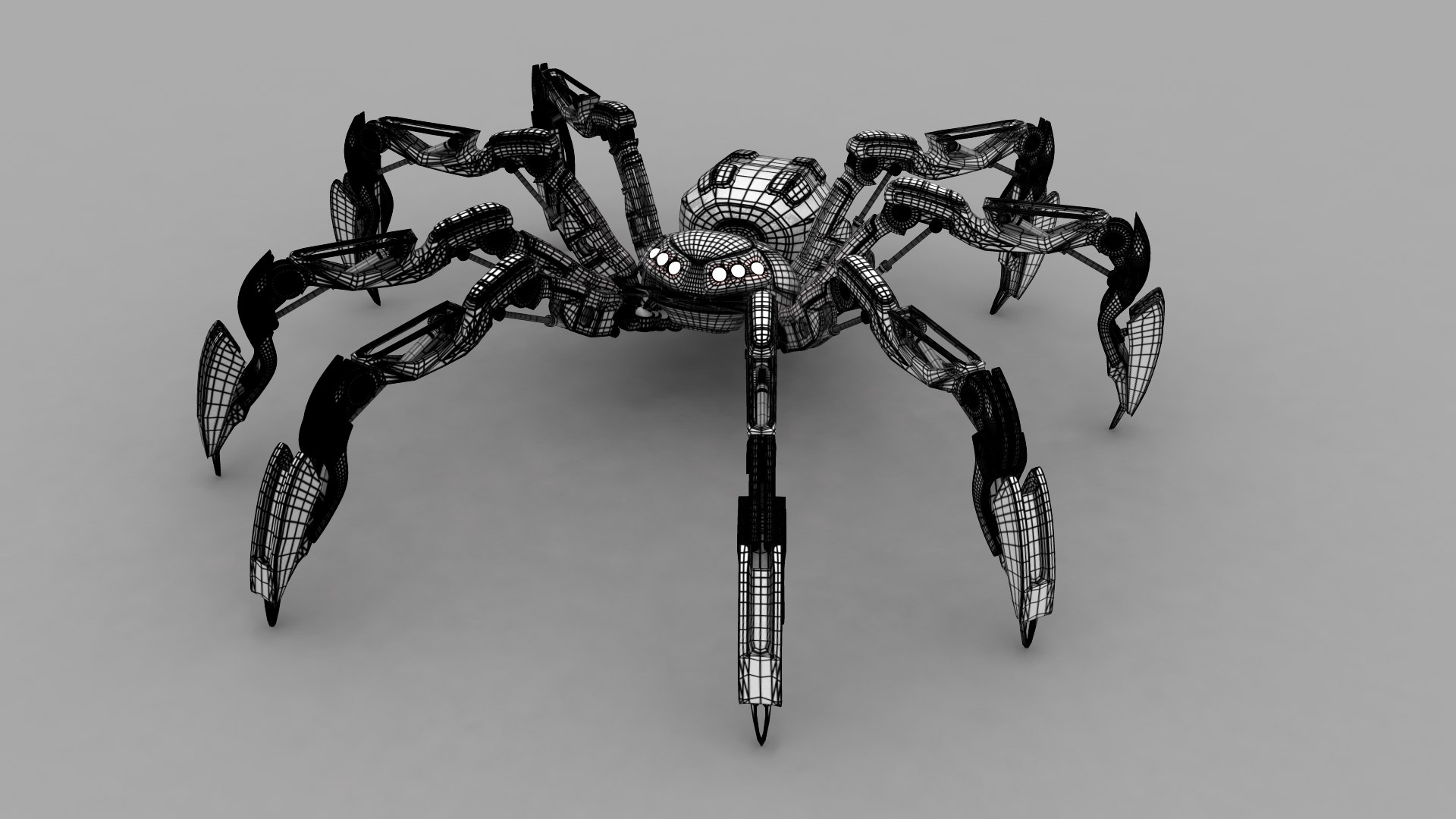 3d Model Robot Spider