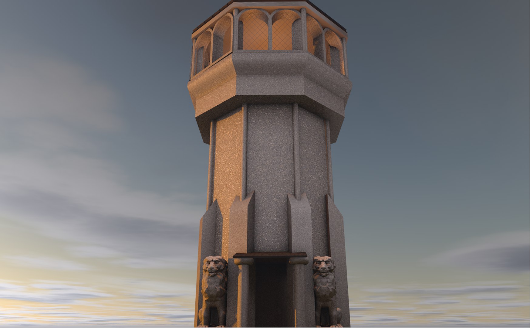Age Empires Tower Model - TurboSquid 1342502