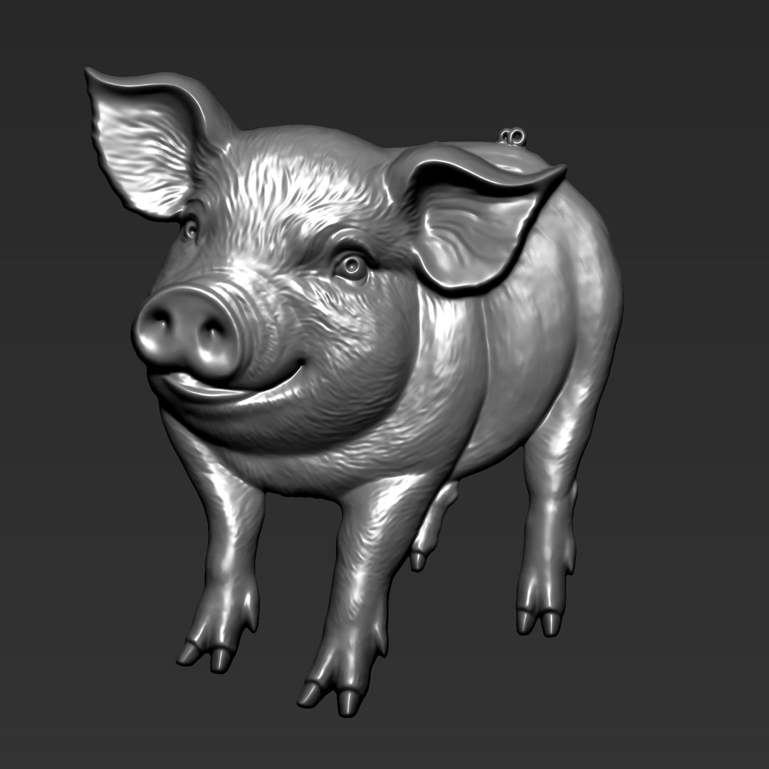 3D Pig - TurboSquid 2434709