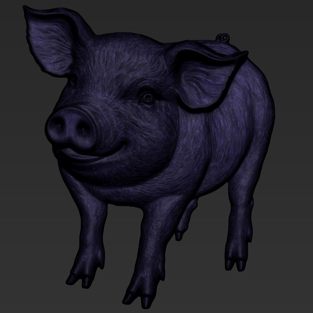 3D Pig - TurboSquid 2434709