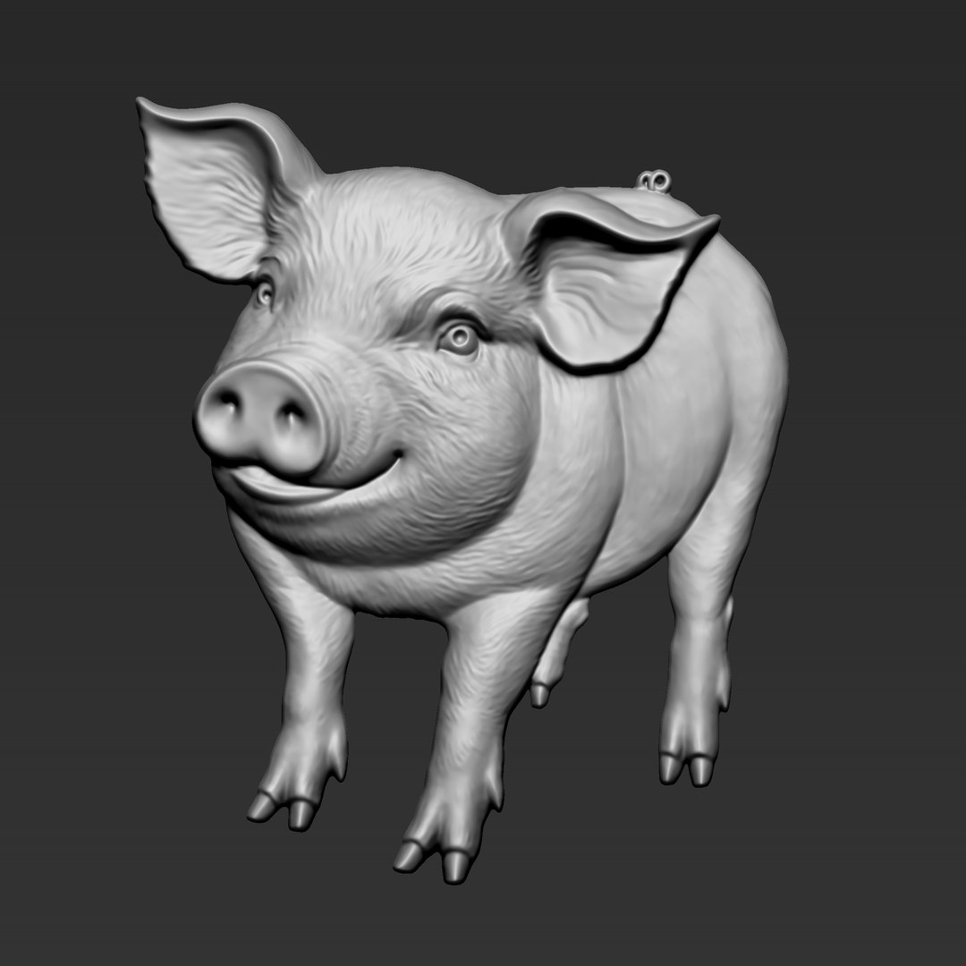 3D Pig - TurboSquid 2434709