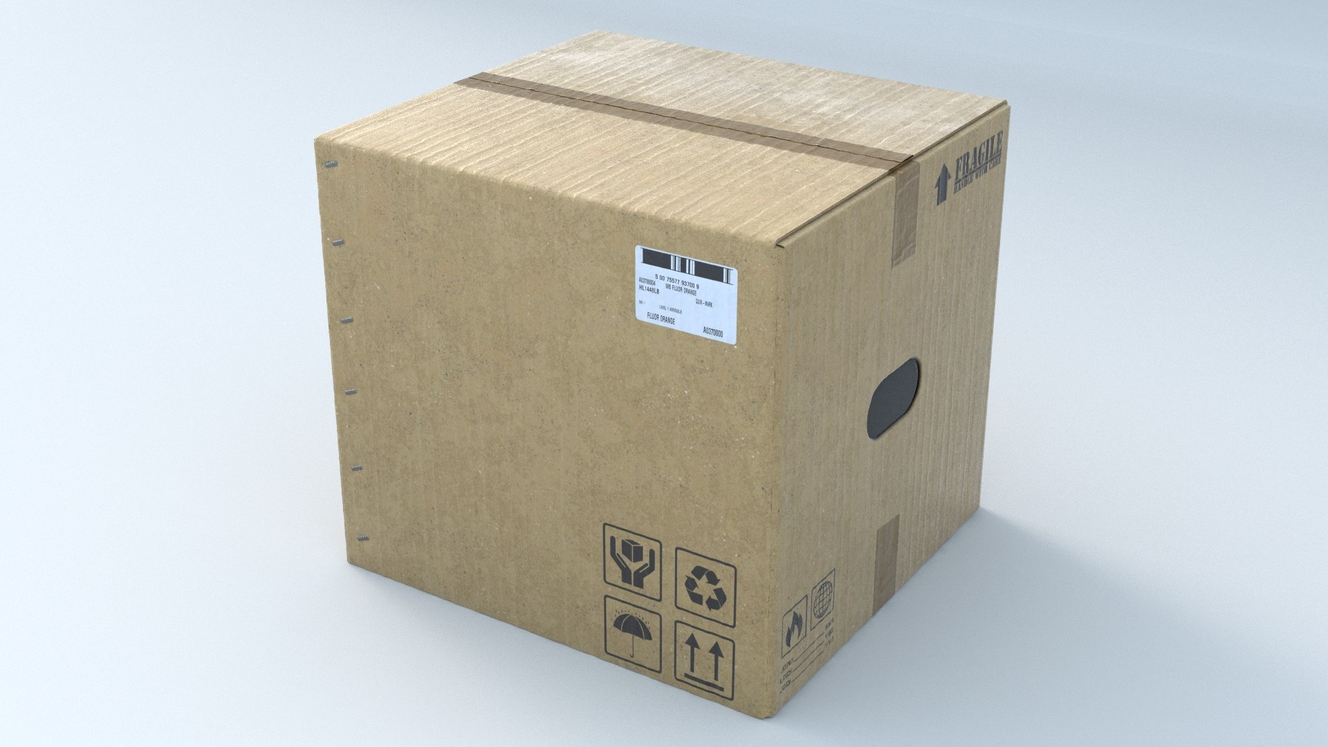 2 Cardboard Boxes New UHD 3D Model - TurboSquid 2092862
