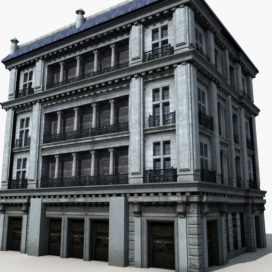 Old Building 3D Model - TurboSquid 1318996