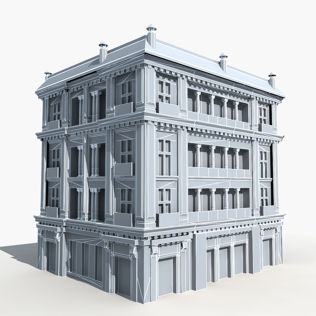 Old building 3D model - TurboSquid 1318996