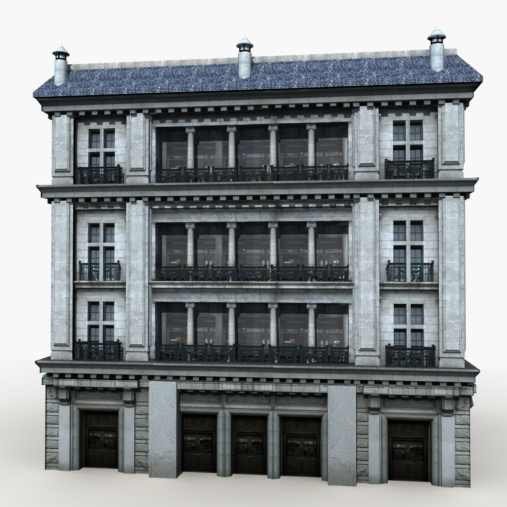 Old building 3D model - TurboSquid 1318996