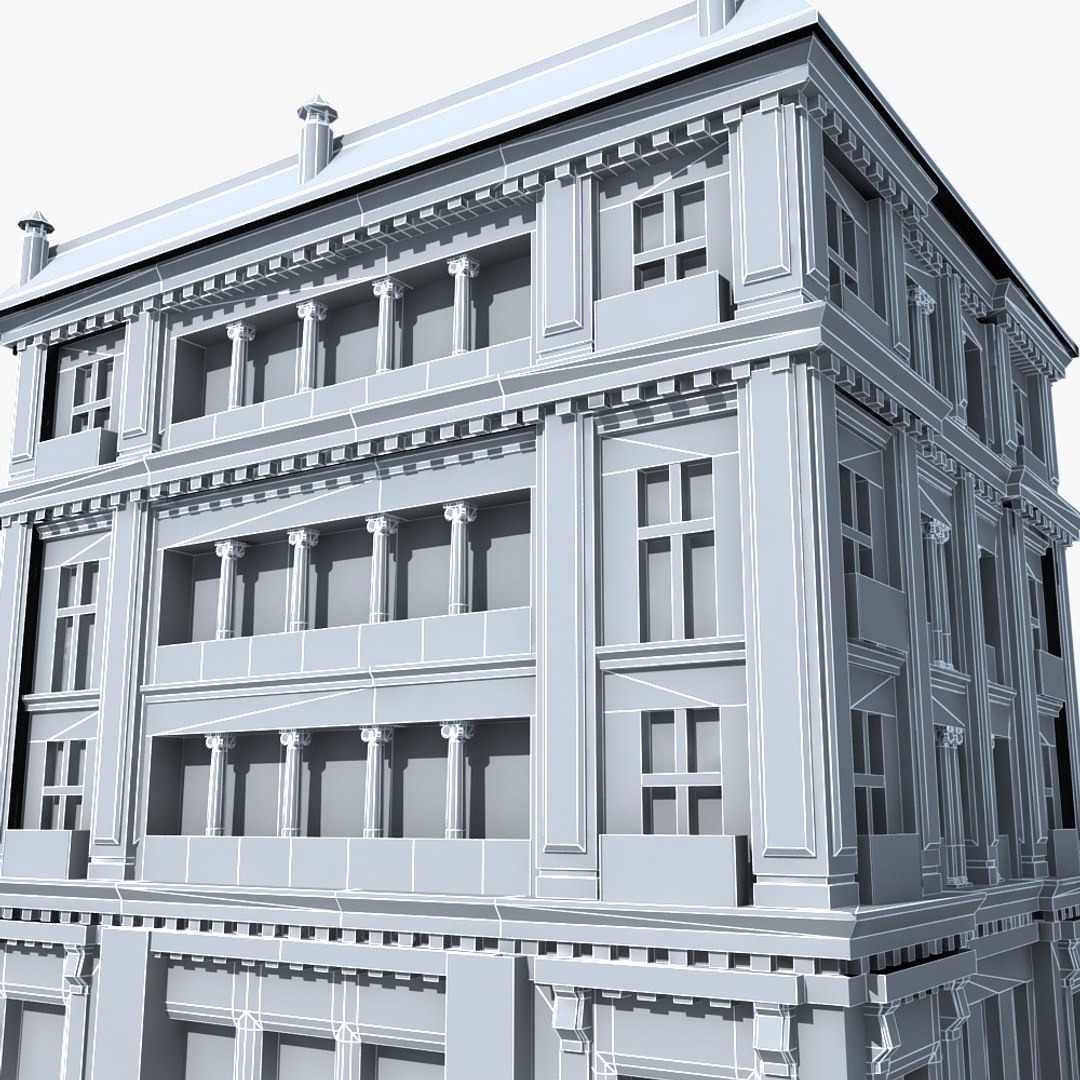 Old Building 3D Model - TurboSquid 1318996