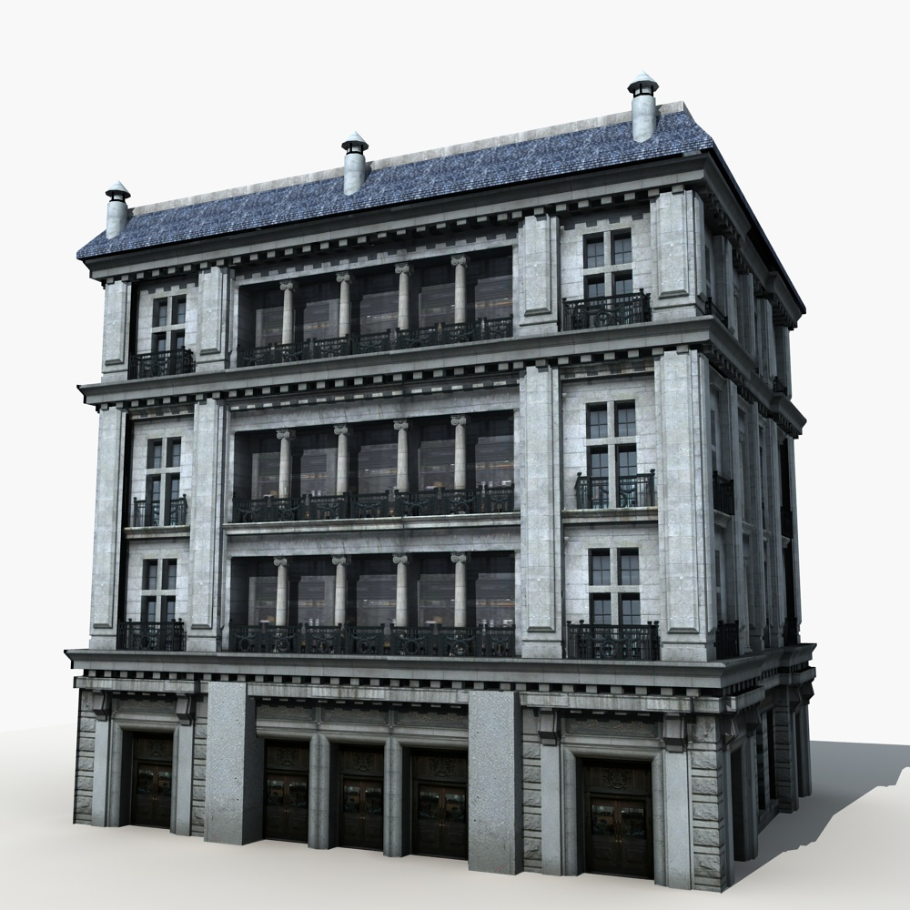 Old building 3D model - TurboSquid 1318996
