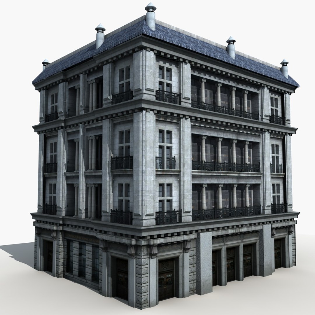 Old Building 3D Model - TurboSquid 1318996