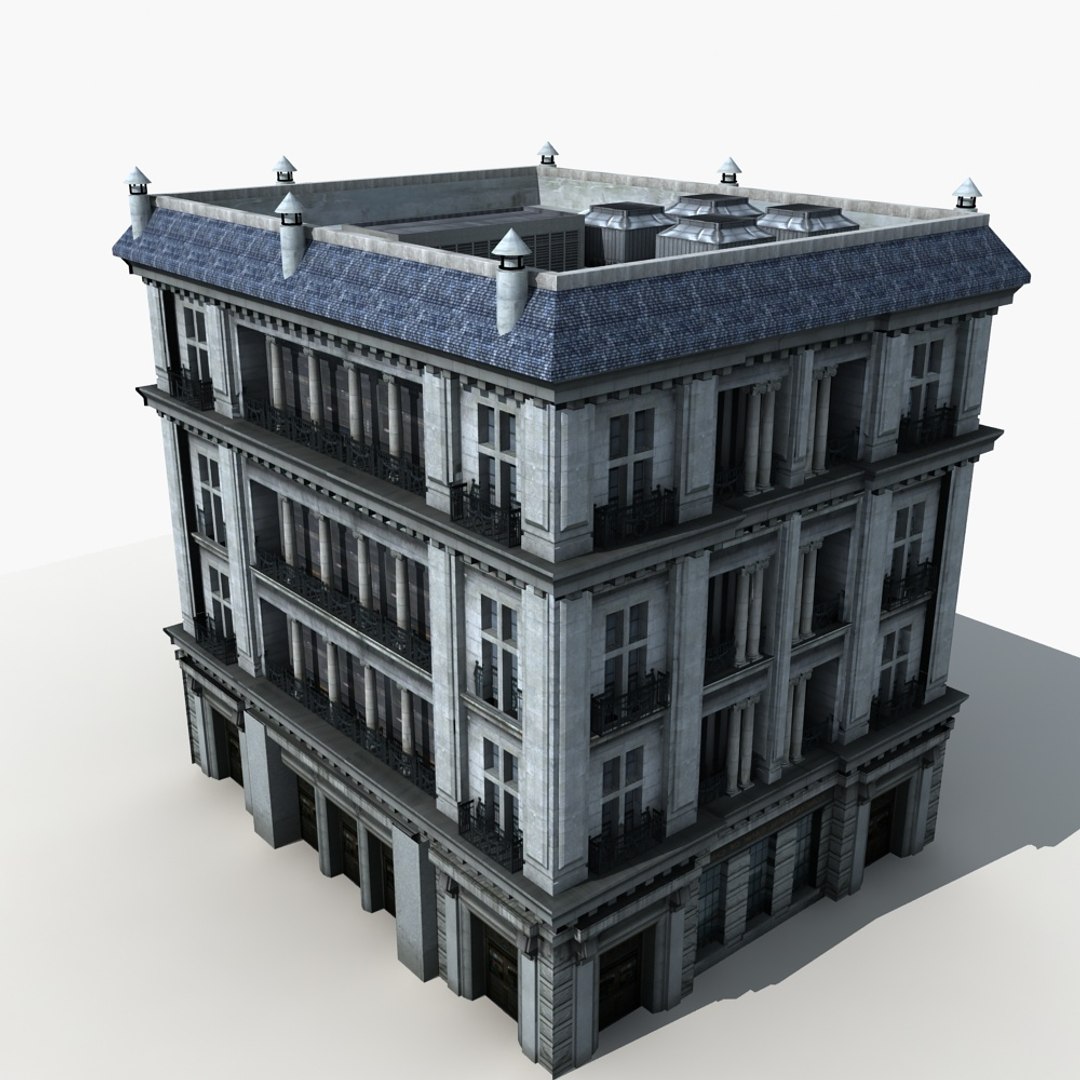 Old Building 3D Model - TurboSquid 1318996