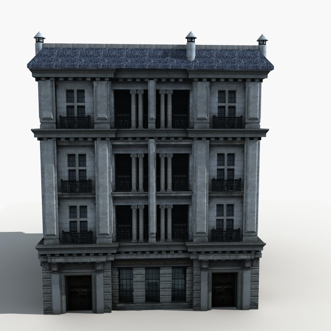 Old Building 3D Model - TurboSquid 1318996