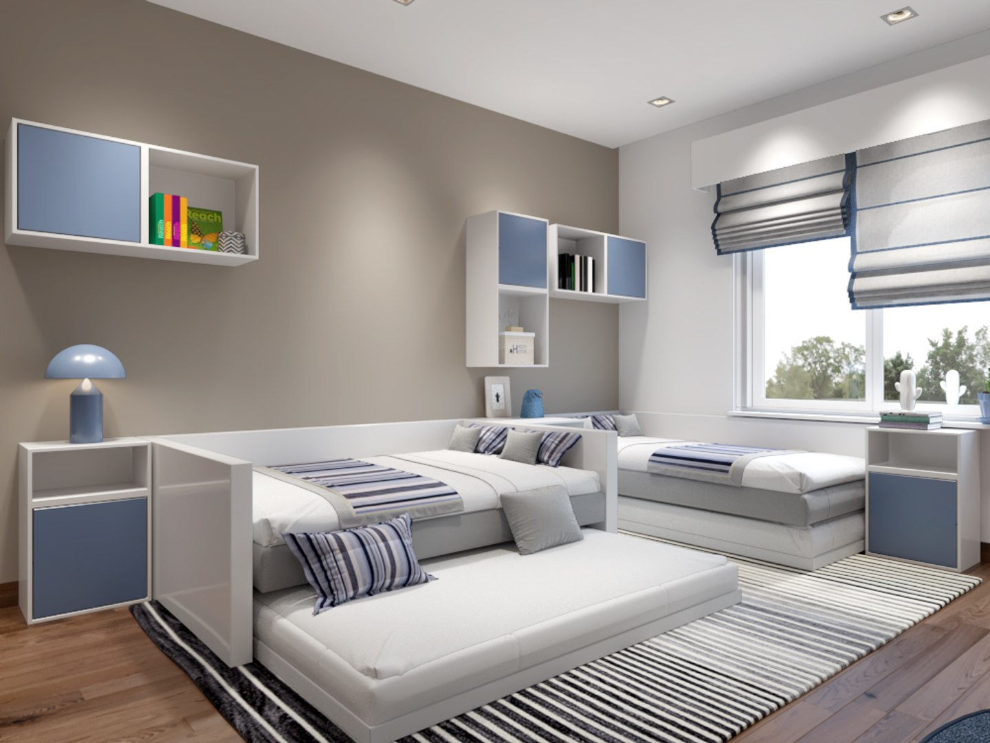 Kids Bedroom 3D Model - TurboSquid 1297662