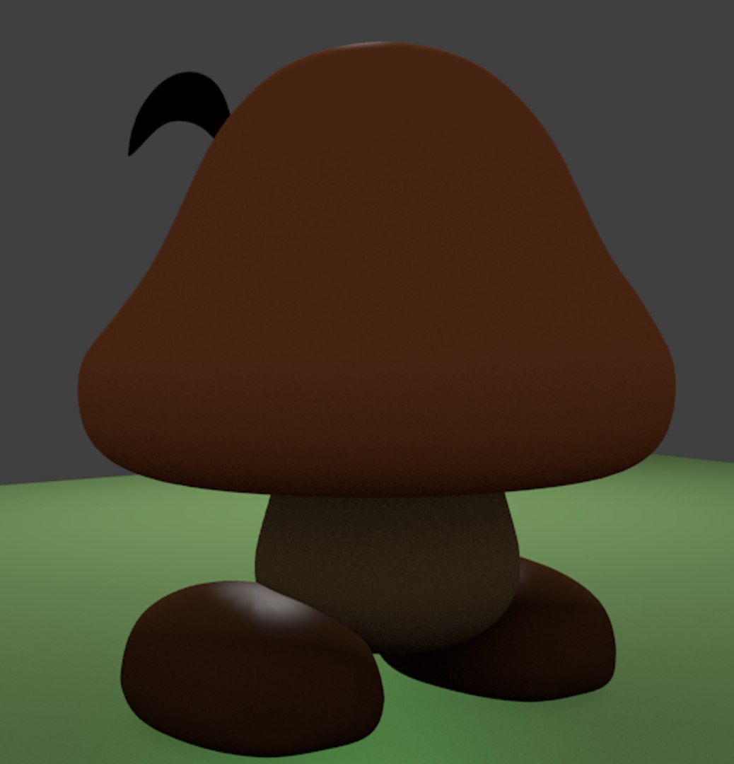 3d Goomba Super Mario