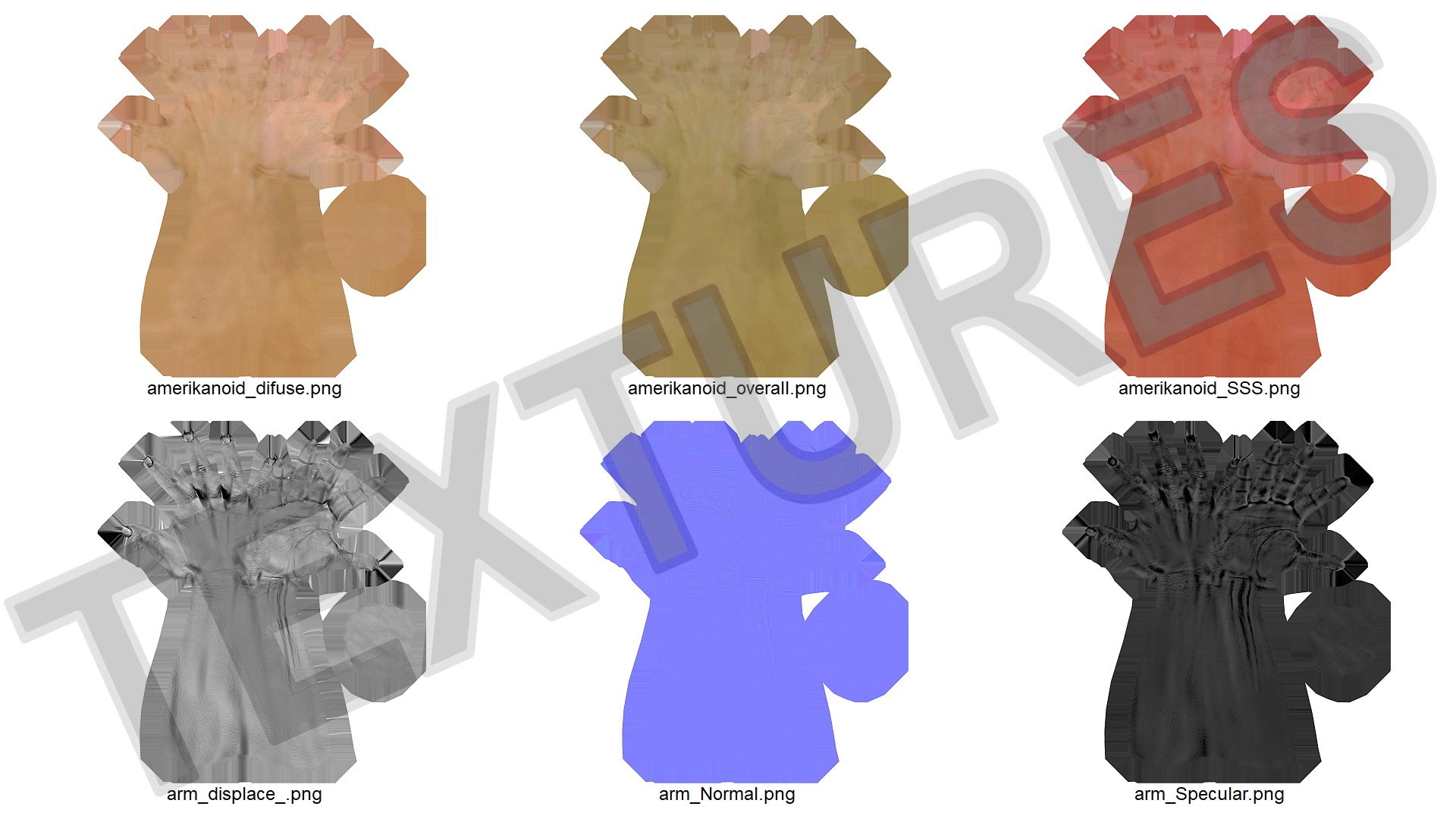 3D Model Female Hand Middle Finger Sign - TurboSquid 2194884