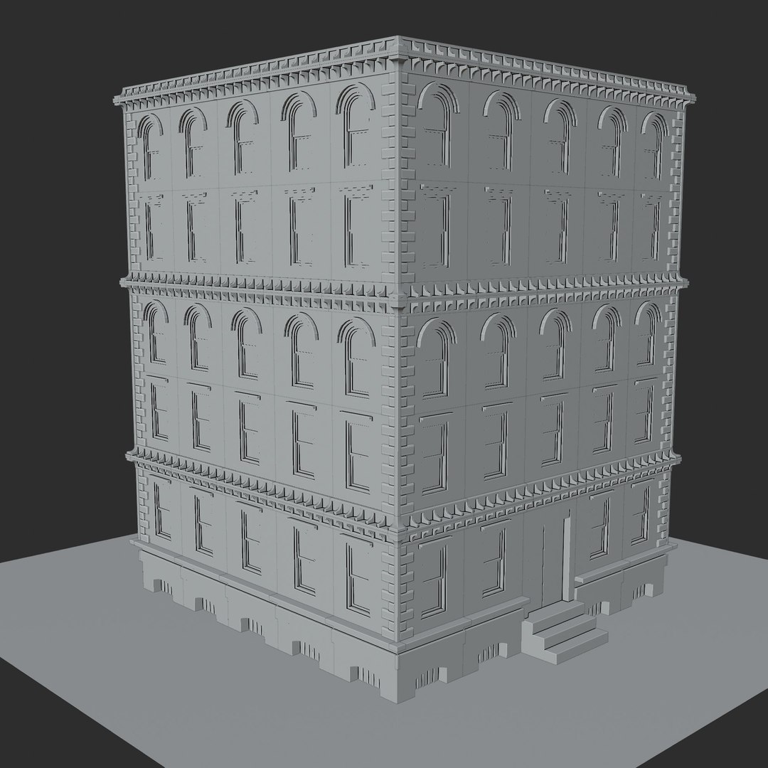 3D Building Base Mesh - TurboSquid 1757541