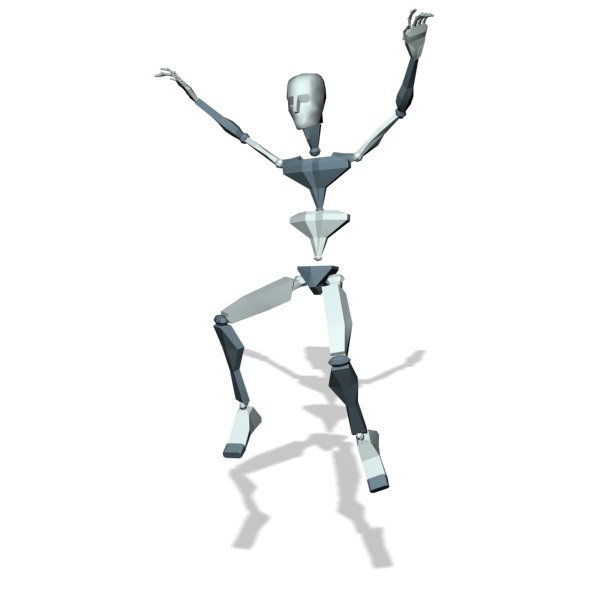 Motion Character Studio Biped creature jump capture