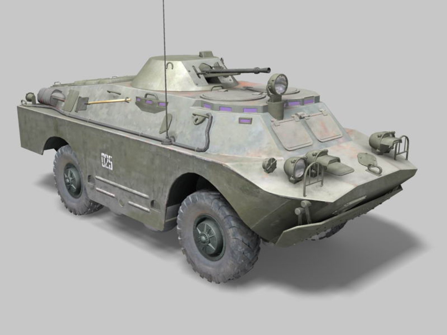 3ds Max Brdm Armored Reconnaissance