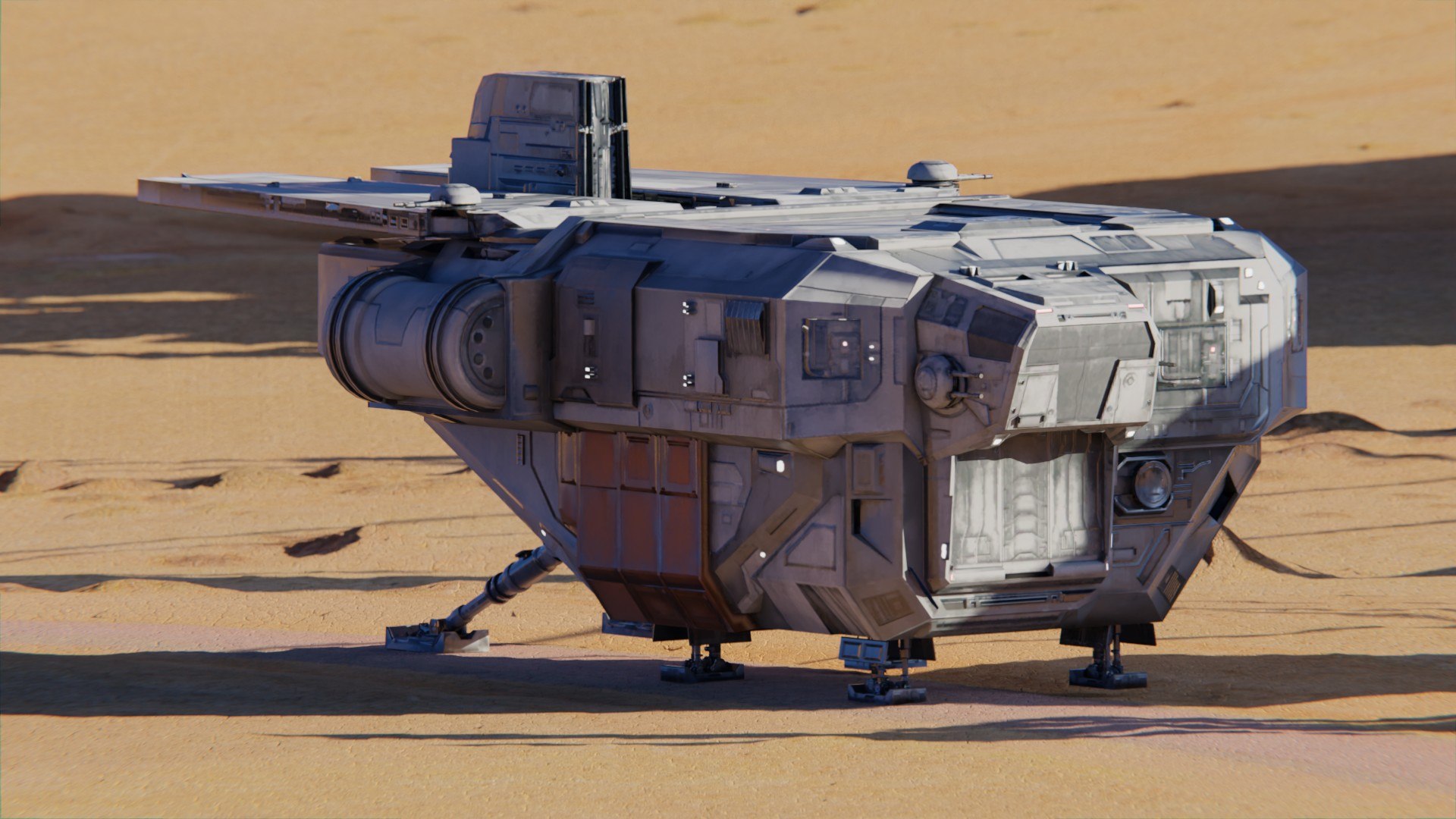 3D Star Wars Imperial Drop Ship - TurboSquid 2325885