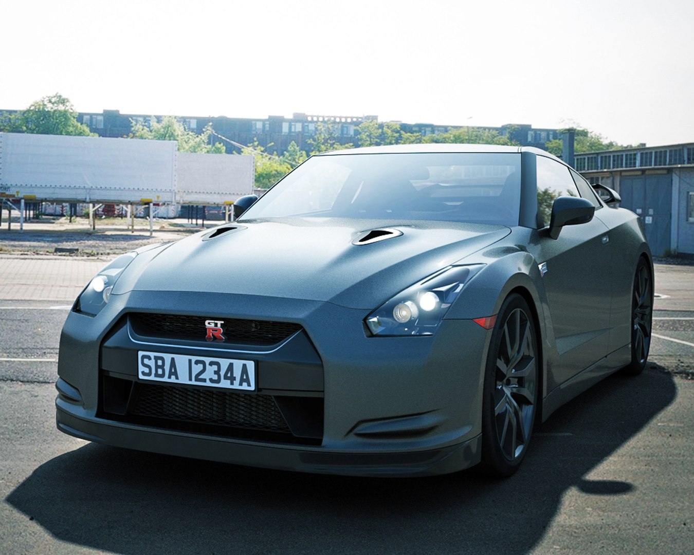 3d Nissan Gtr Model