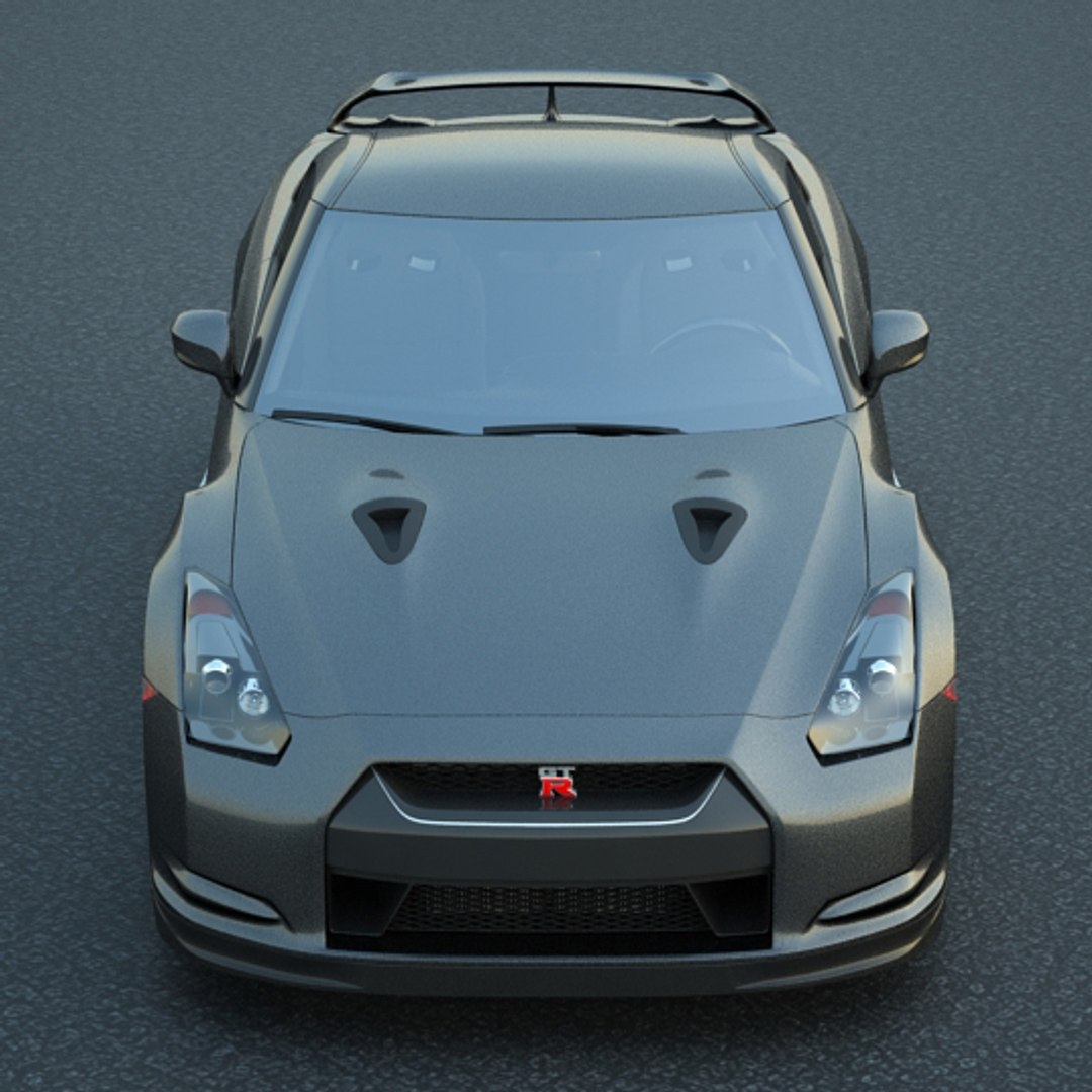 3d Nissan Gtr Model