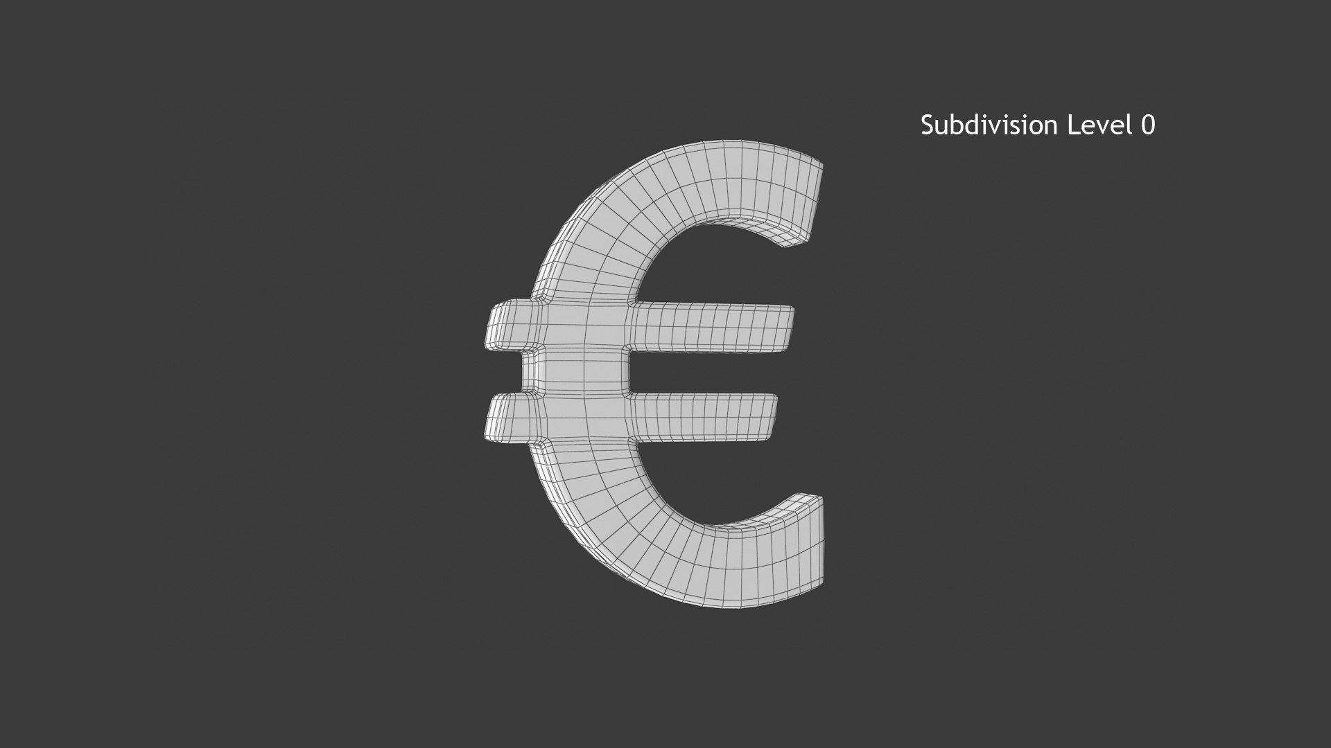 Euro Sign 3D Model - TurboSquid 1380695