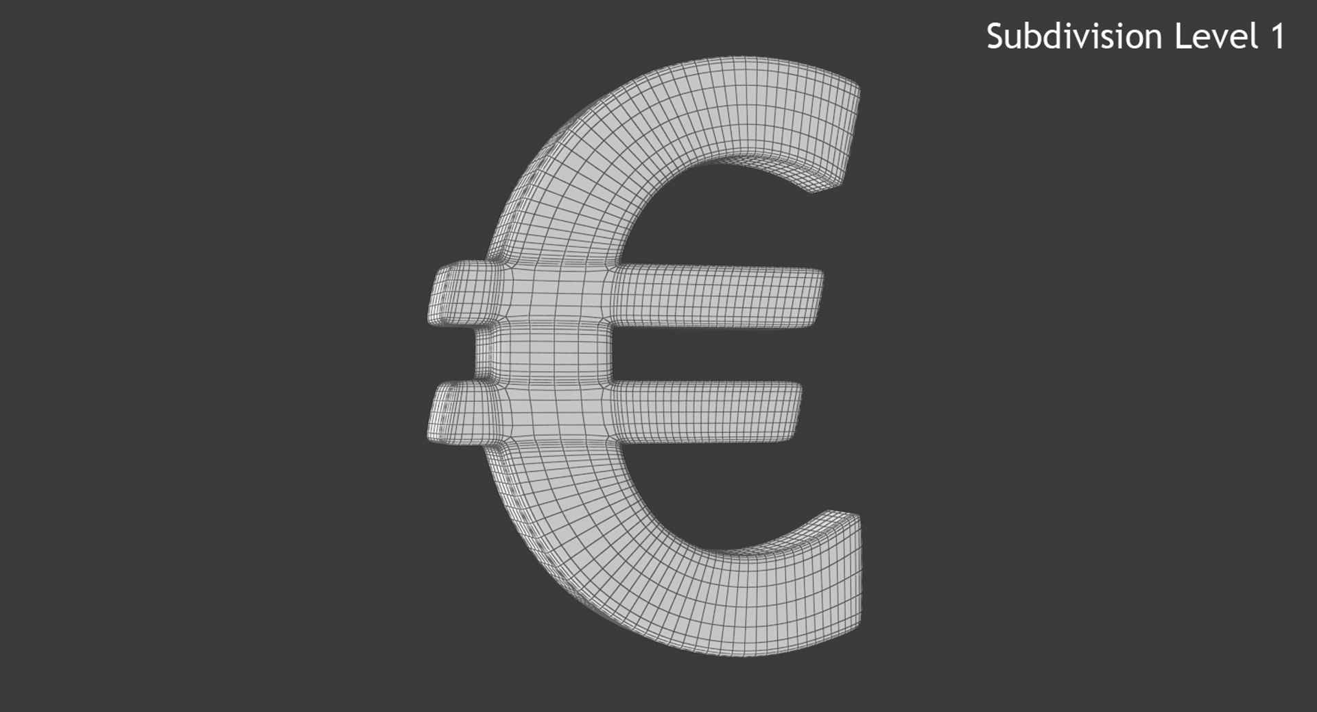 Euro Sign 3D Model - TurboSquid 1380695