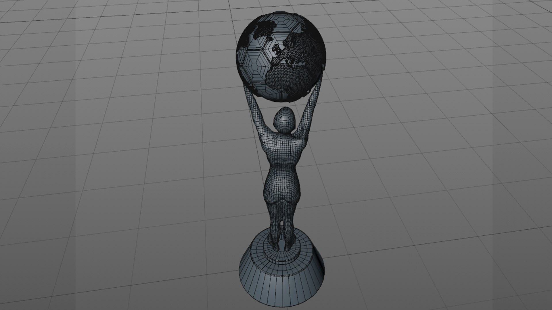 3D Soccer Trophy L050 - TurboSquid 1361925