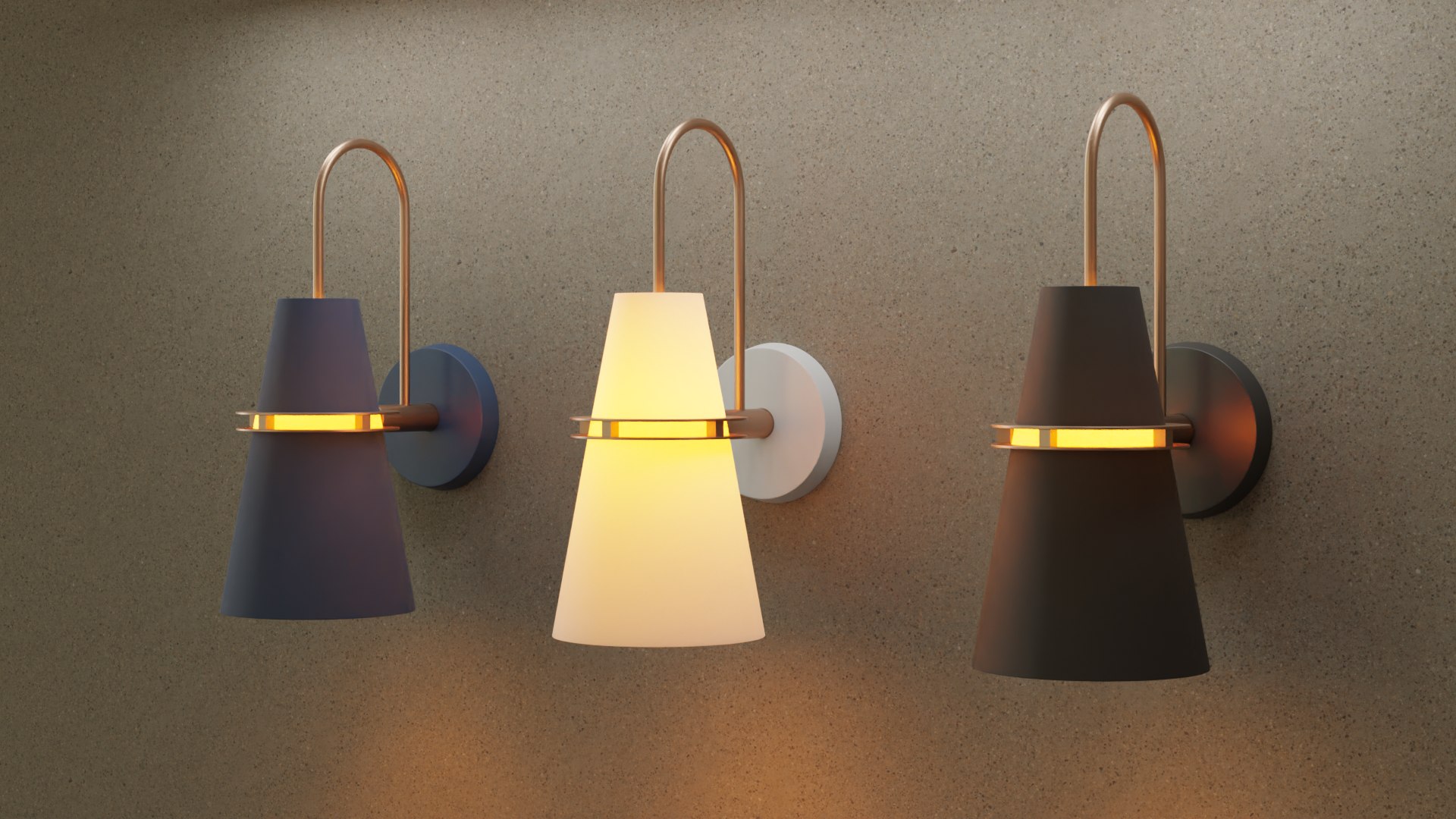 modelo 3d Modern Wall Light - TurboSquid 1947121