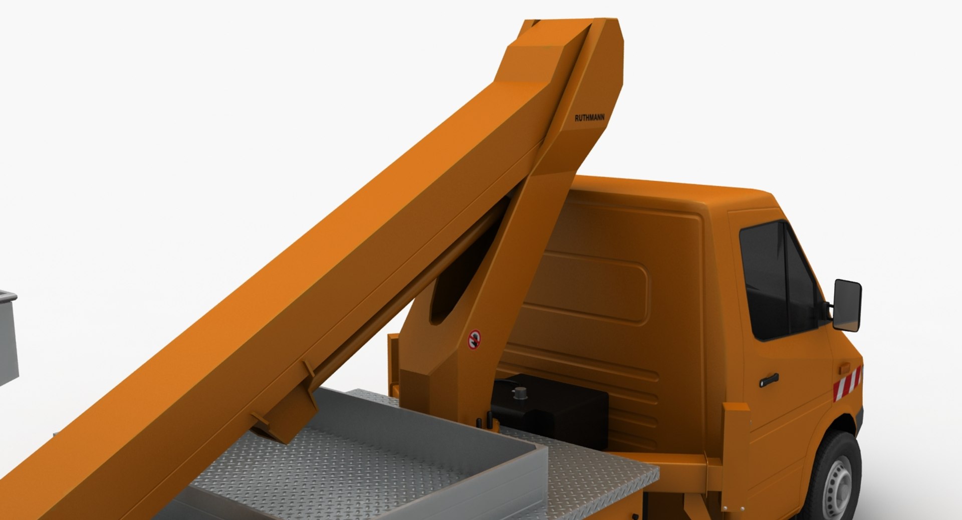 mercedes sprinter crane 3d model