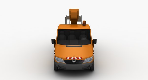 modelo 3d Mercedes Sprinter Crane - TurboSquid 1114813