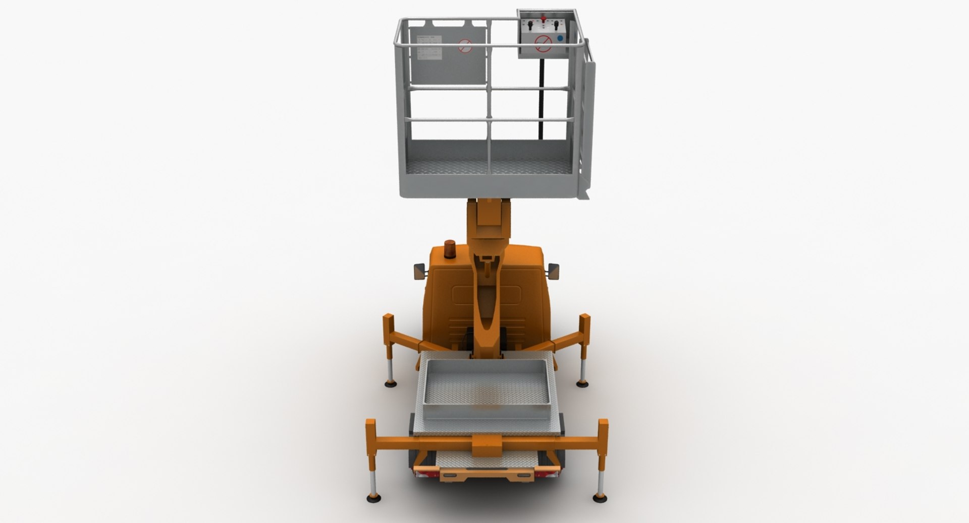 mercedes sprinter crane 3d model