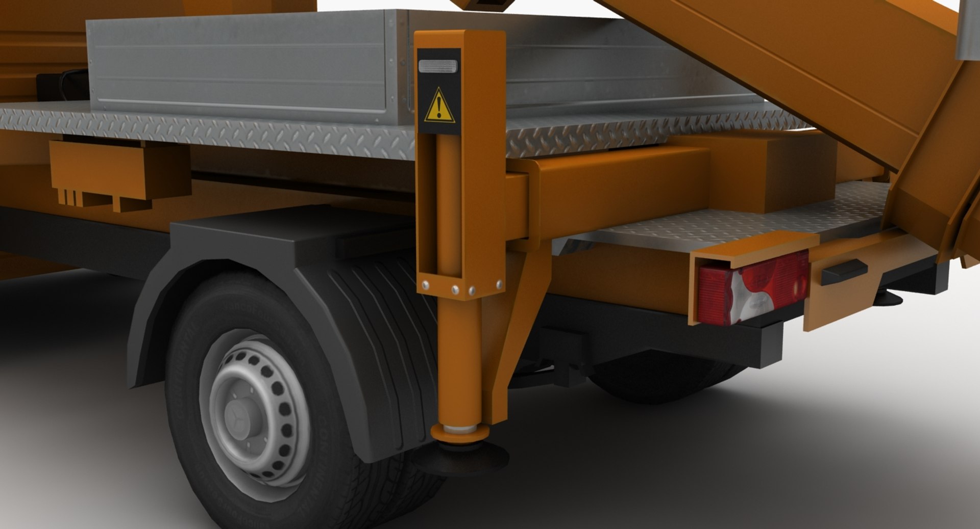 mercedes sprinter crane 3d model