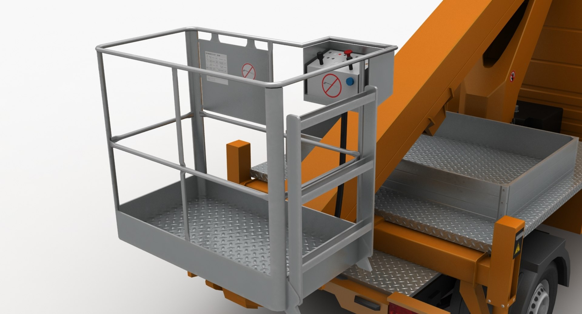 mercedes sprinter crane 3d model