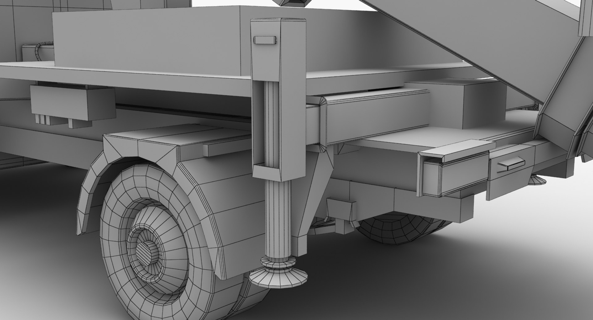 mercedes sprinter crane 3d model