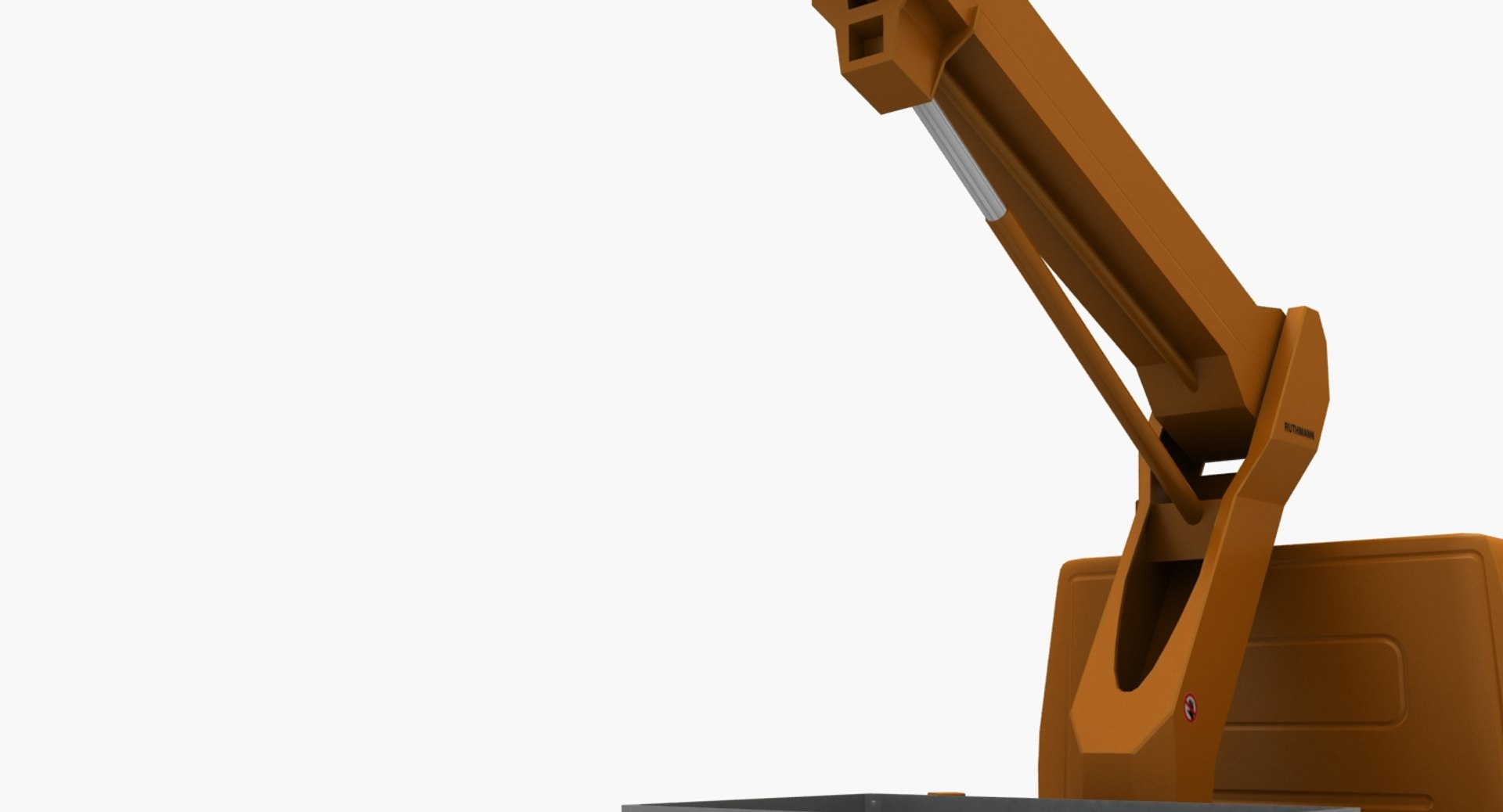 mercedes sprinter crane 3d model