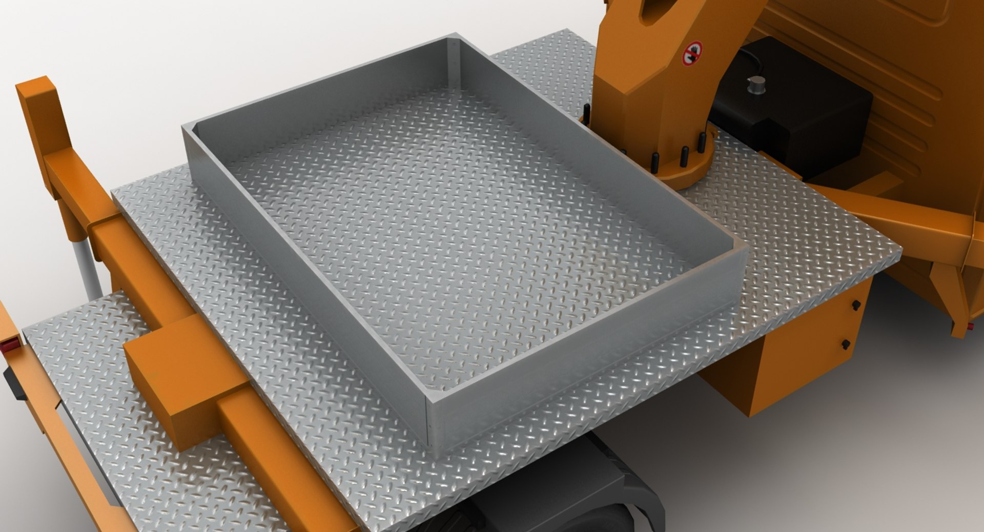 mercedes sprinter crane 3d model