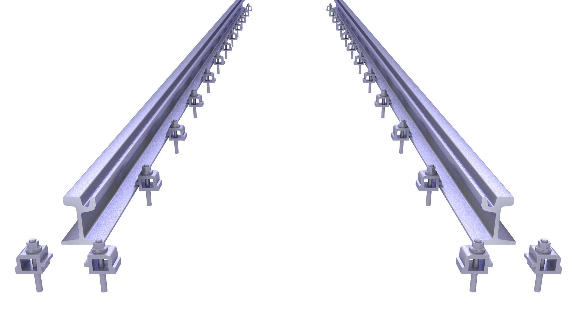 3D Tram Track 33 - TurboSquid 2096392