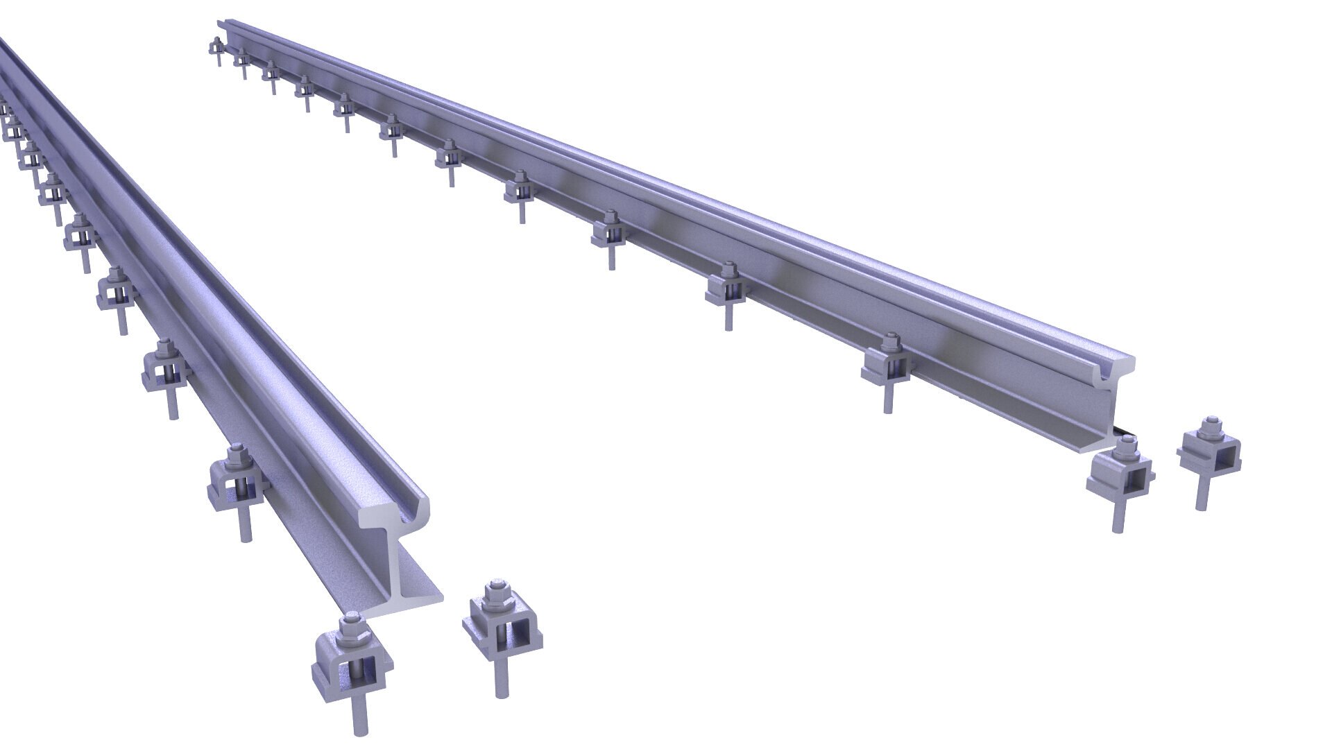 3D Tram Track 33 - TurboSquid 2096392