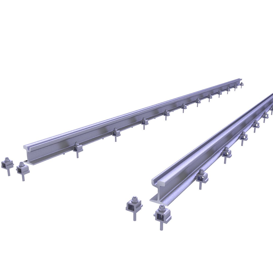3D Tram Track 33 - TurboSquid 2096392
