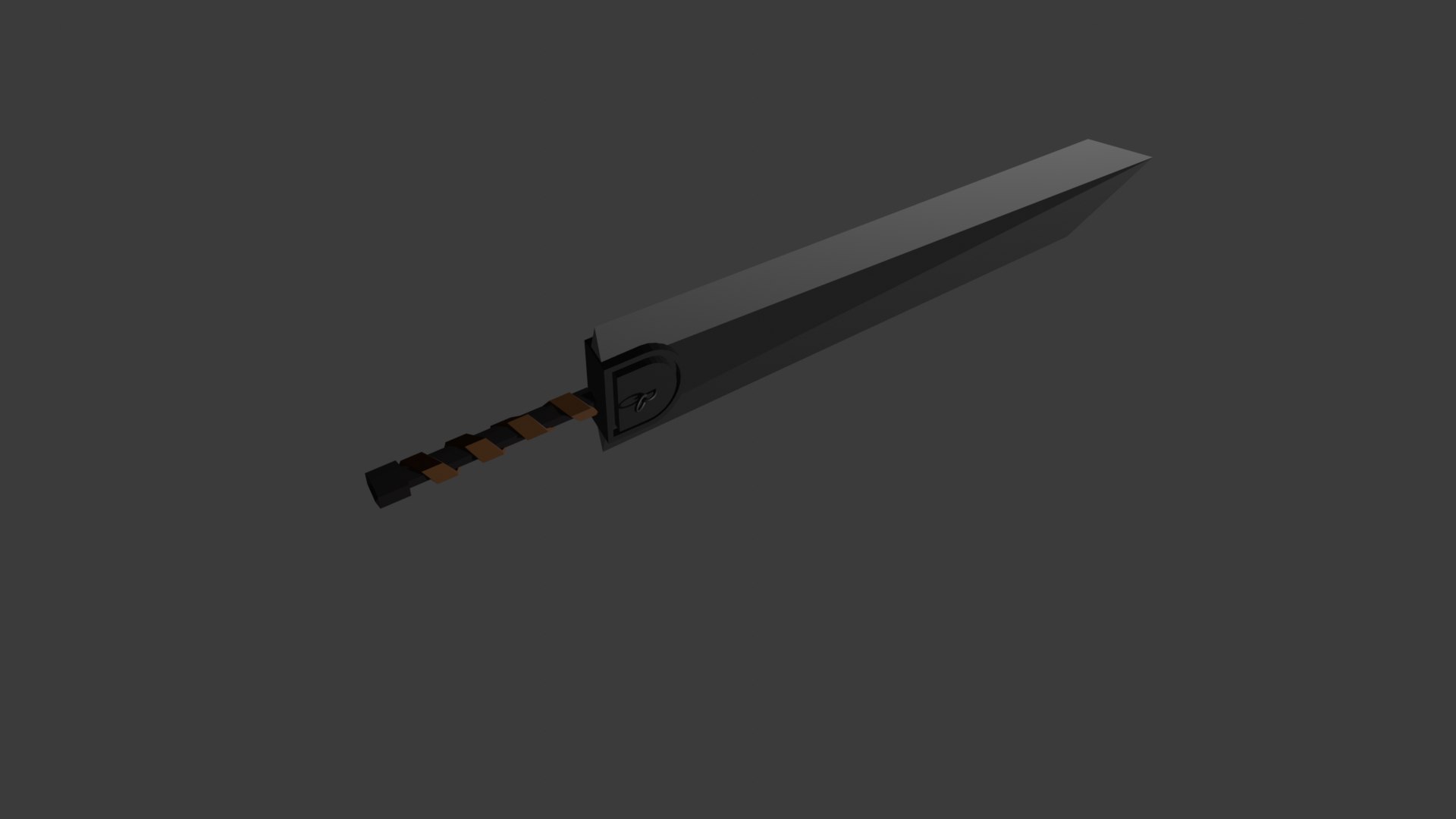 LOW POLY GREATSWORD Model - TurboSquid 2296755
