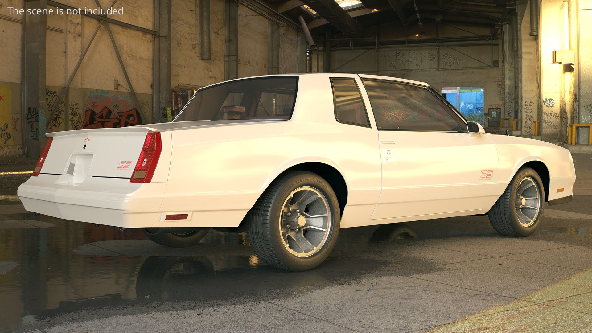 Chevrolet Monte Carlo SS Classic Coupe Vintage 3D Model - TurboSquid ...