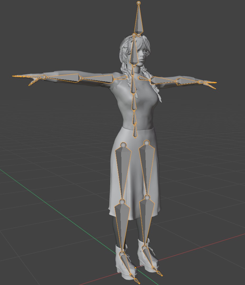 Wednesday Jenna Ortega rigged model - TurboSquid 2014756