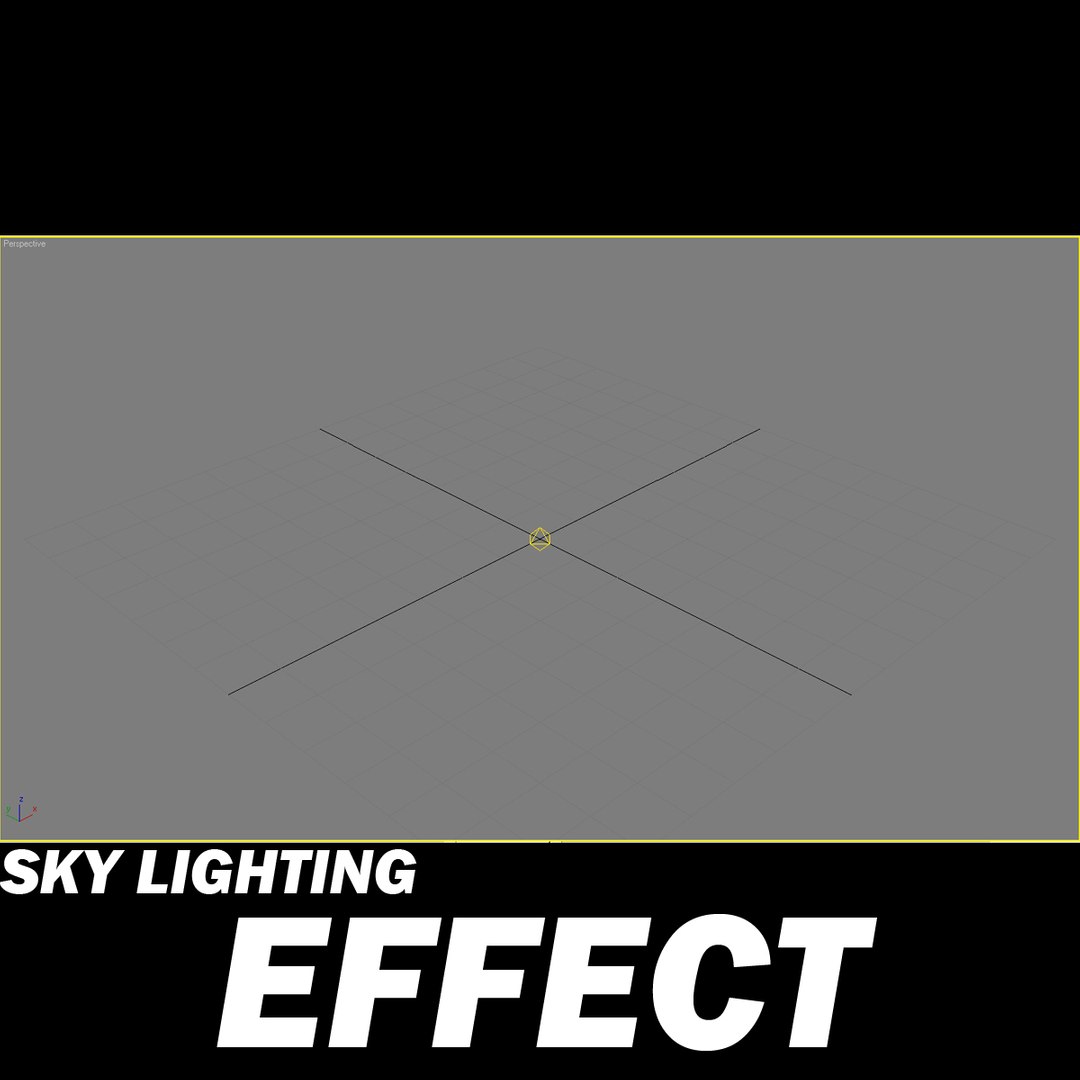 3d Model Sky Lighting Effects