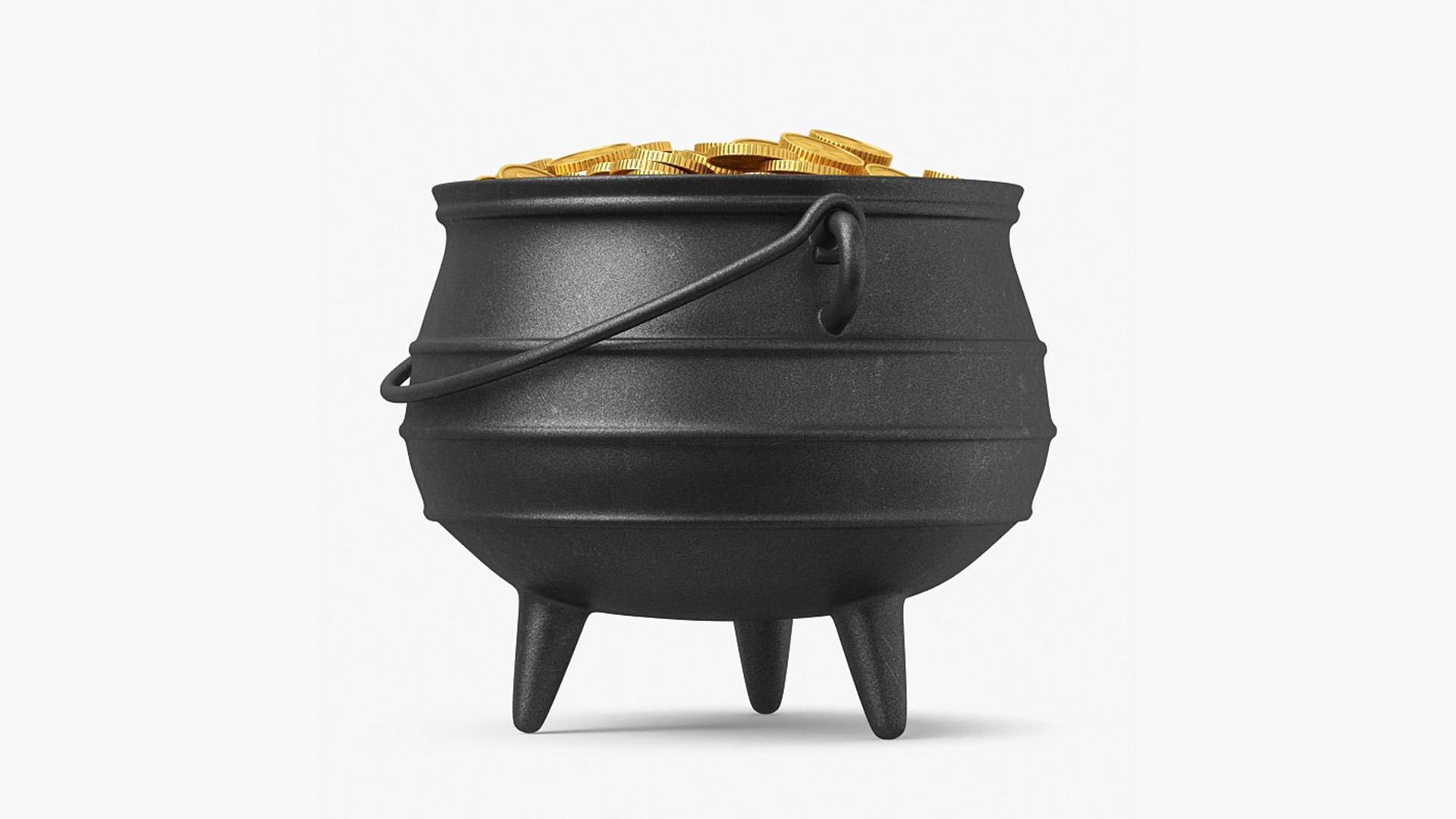 Iron Pots Collection 3D Model - TurboSquid 2345916