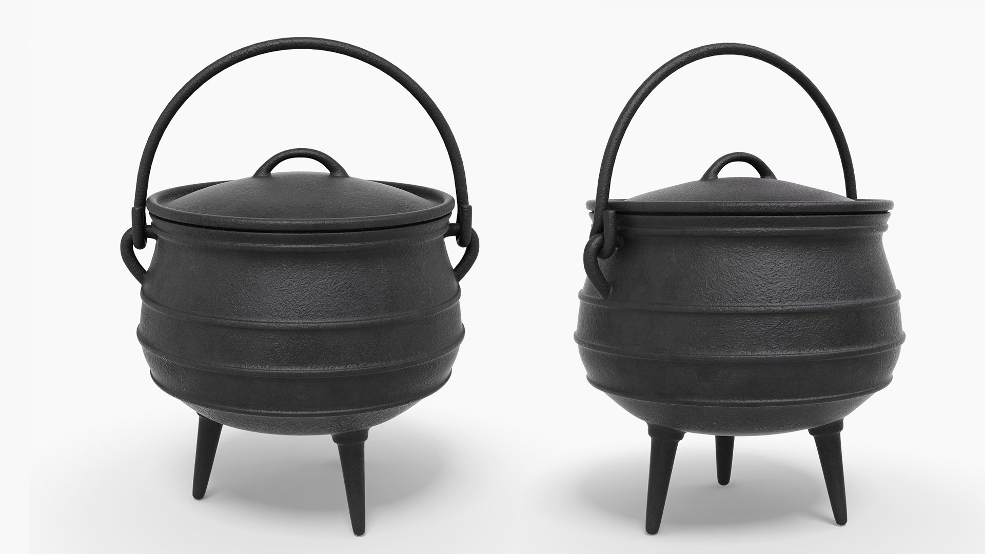 Iron Pots Collection 3D Model - TurboSquid 2345916