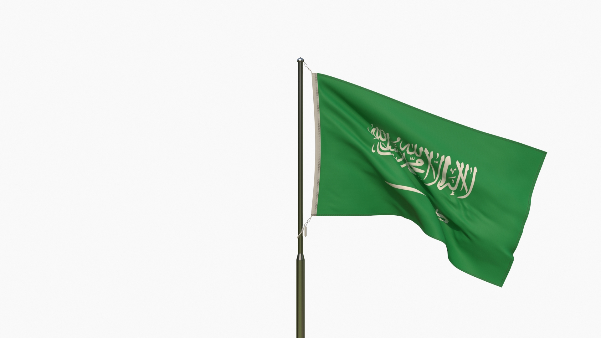 Animated Saudi Arabia Flag 3D - TurboSquid 1798775