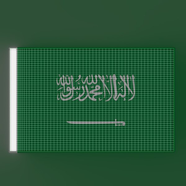 Animated Saudi Arabia Flag 3D - TurboSquid 1798775