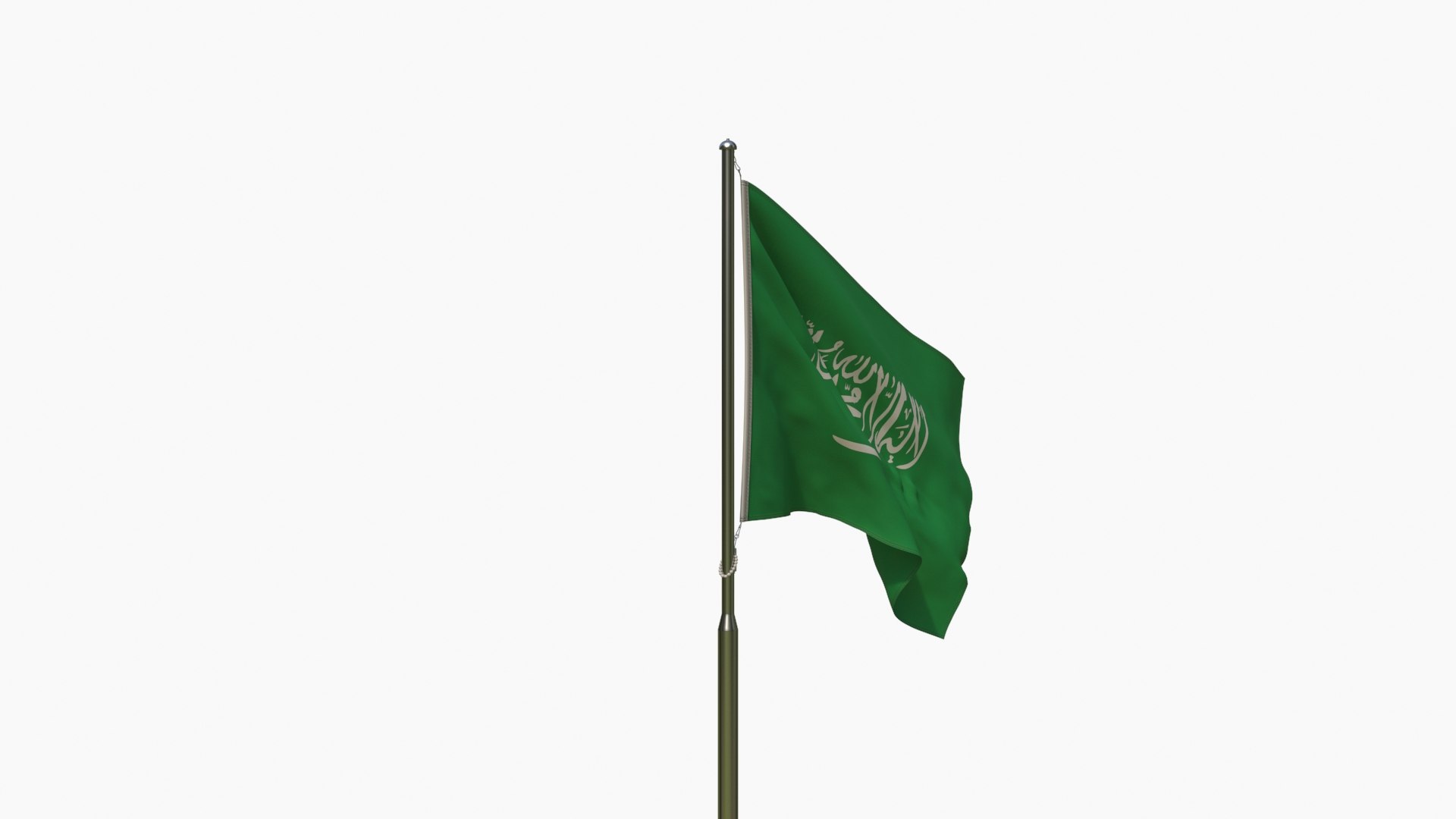 Animated Saudi Arabia Flag 3D - TurboSquid 1798775