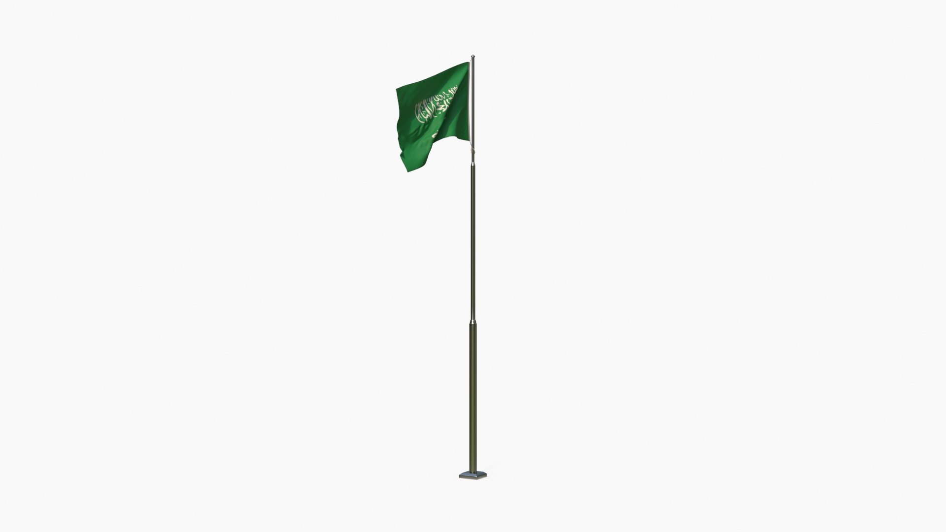 Animated Saudi Arabia Flag 3D - TurboSquid 1798775