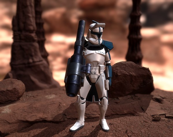 Clone Heavy trooper 3D model - TurboSquid 1761654